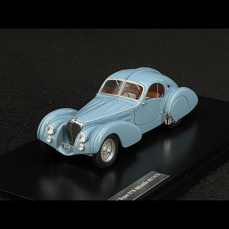 Bugatti T57S Atlantic 1937 Grey Blue 1/43 Matrix MX40205-111