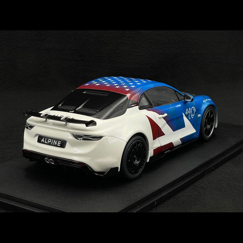 Alpine A110 Radicale US Racing 2023 Bleu 1/18 Solido S1801627