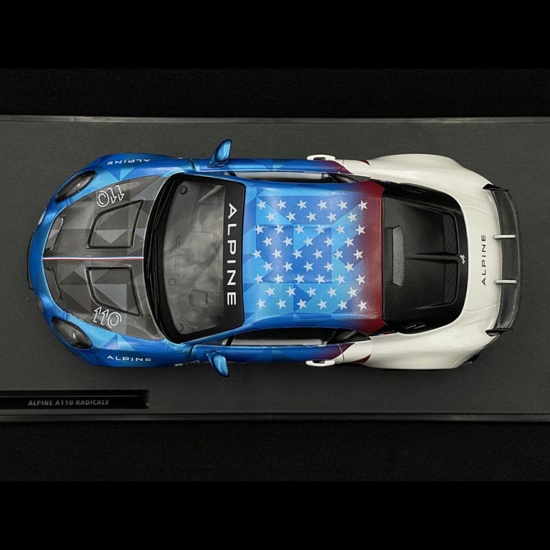 Alpine A110 Radicale US Racing 2023 Blue 1/18 Solido S1801627