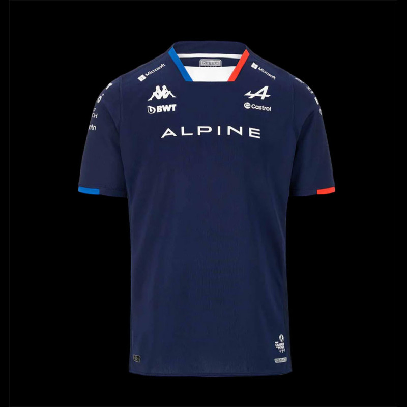 Alpine T-shirt F1 Team Esteban Ocon n° 31 Kappa Marineblau 381Z62-A04 ...
