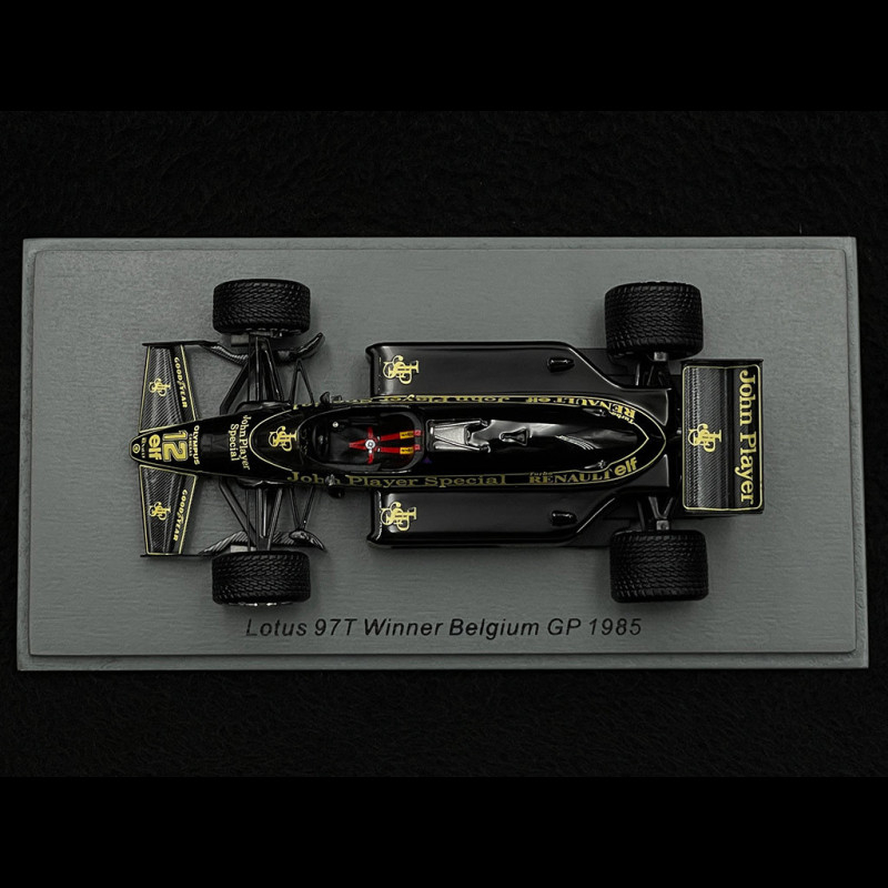 Ayrton Senna Lotus 97T n° 12 Winner GP Belgium 1985 1/43 Spark S7154