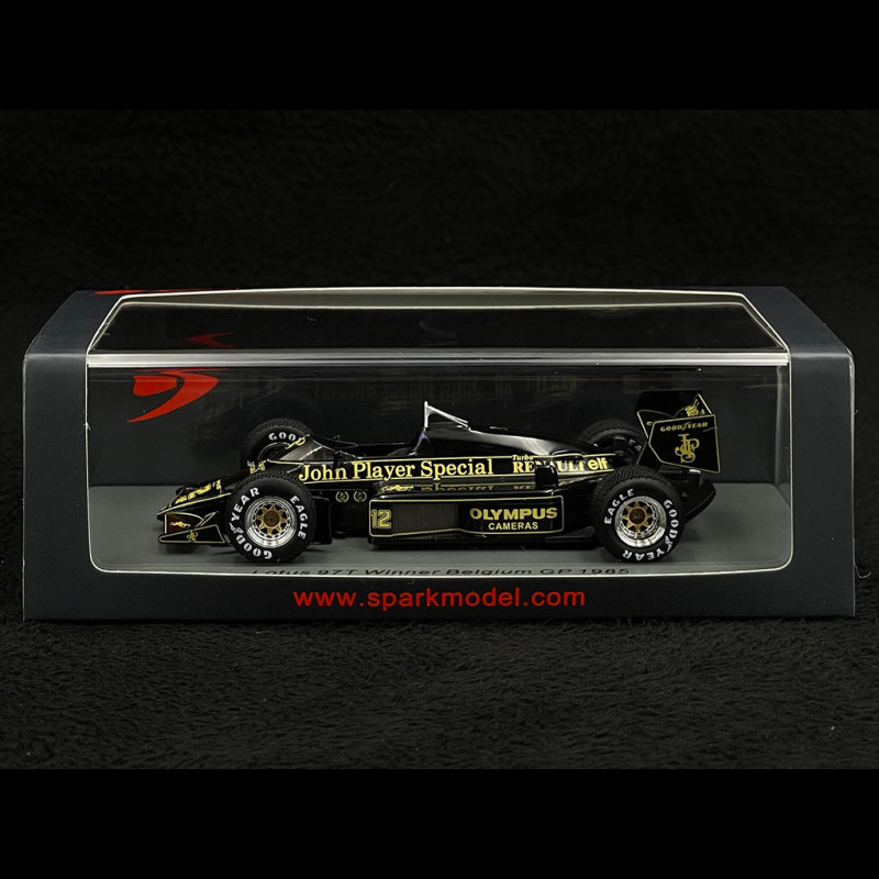 Ayrton Senna Lotus 97T n° 12 Winner GP Belgium 1985 1/43 Spark S7154