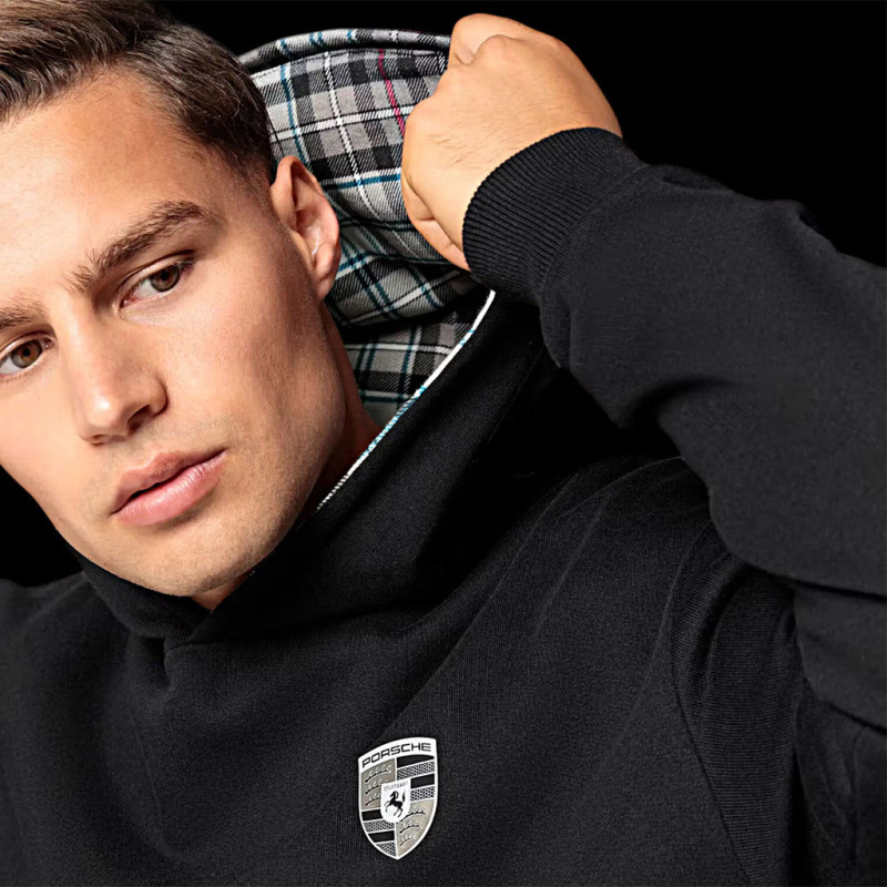 Porsche Sweat 911 Turbo 50Y Collection Hoodie Black / Turbonite WAP480S50Y