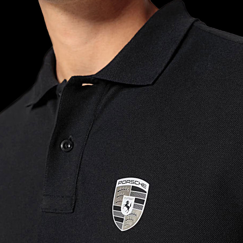 Porsche Polo Shirt 911 Turbo 50Y Collection Black / Turbonite ...