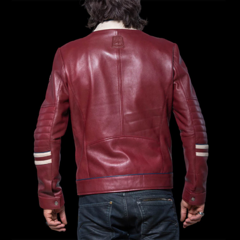 Steve McQueen Jacket Riverside Raceway 1966 Leather Dark red 27493-4010 ...