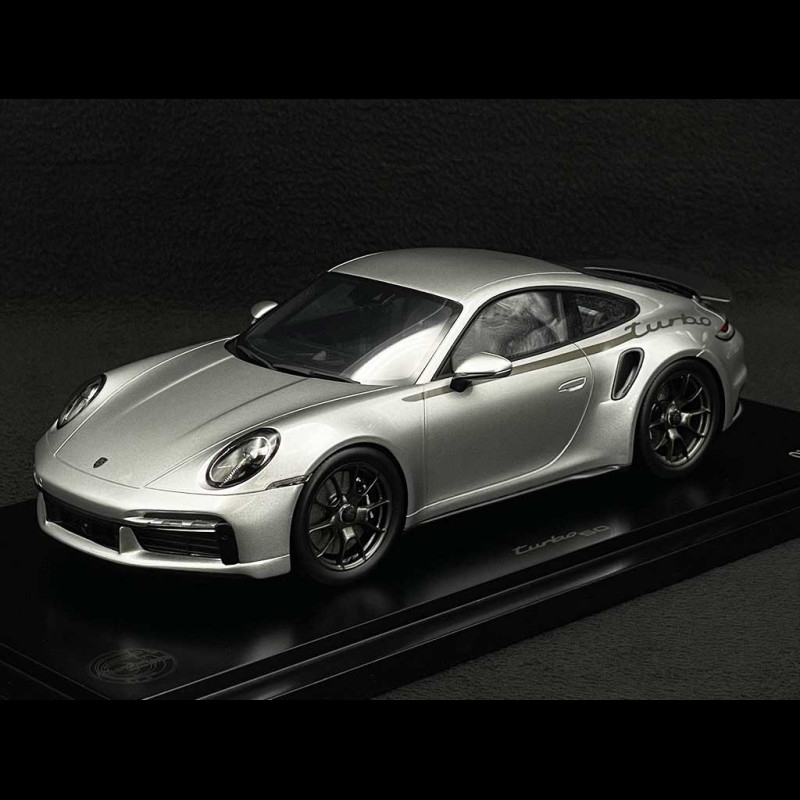 Porsche 911 Turbo Type 992 2024 50th Anniversary GT Silver 1/18 Spark ...