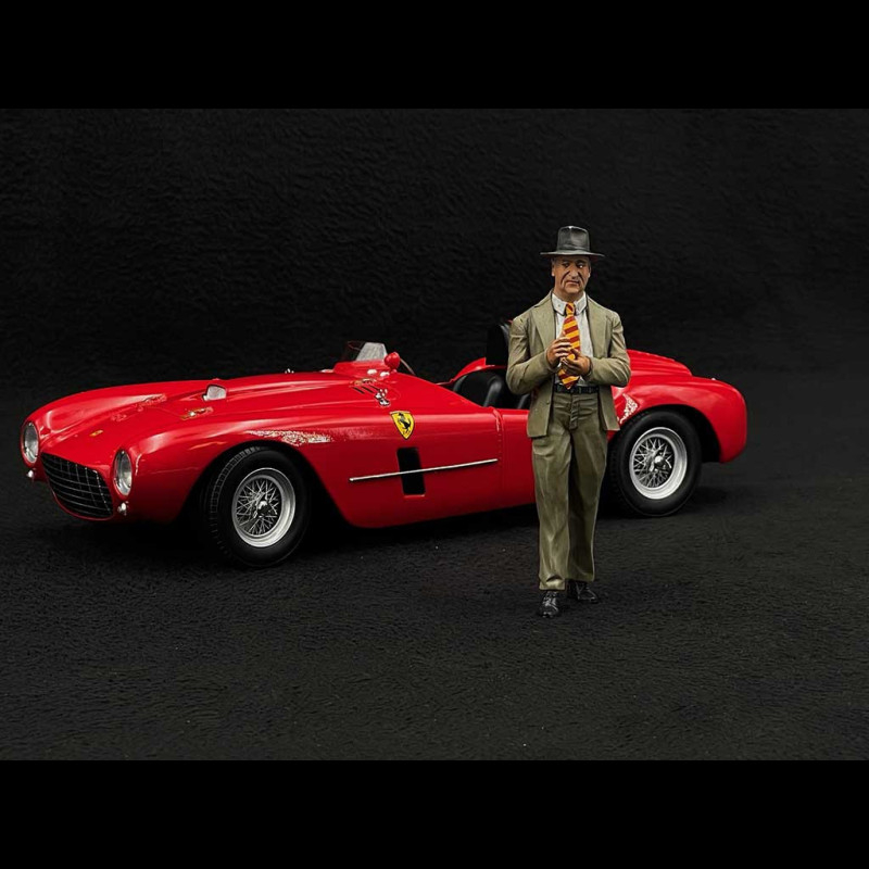 Set of 2 Figurines Enzo Ferrari / Alfred Neubauer Diorama 1/18 Le Mans ...