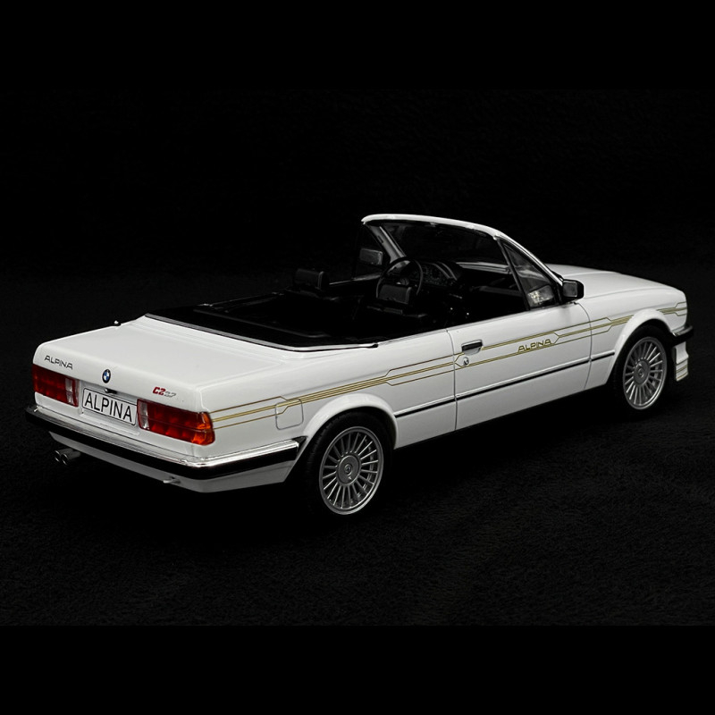 BMW Alpina E30 C2 2.7 Cabriolet 1986 Blanc 1/18 Modelcar Group MCG18383
