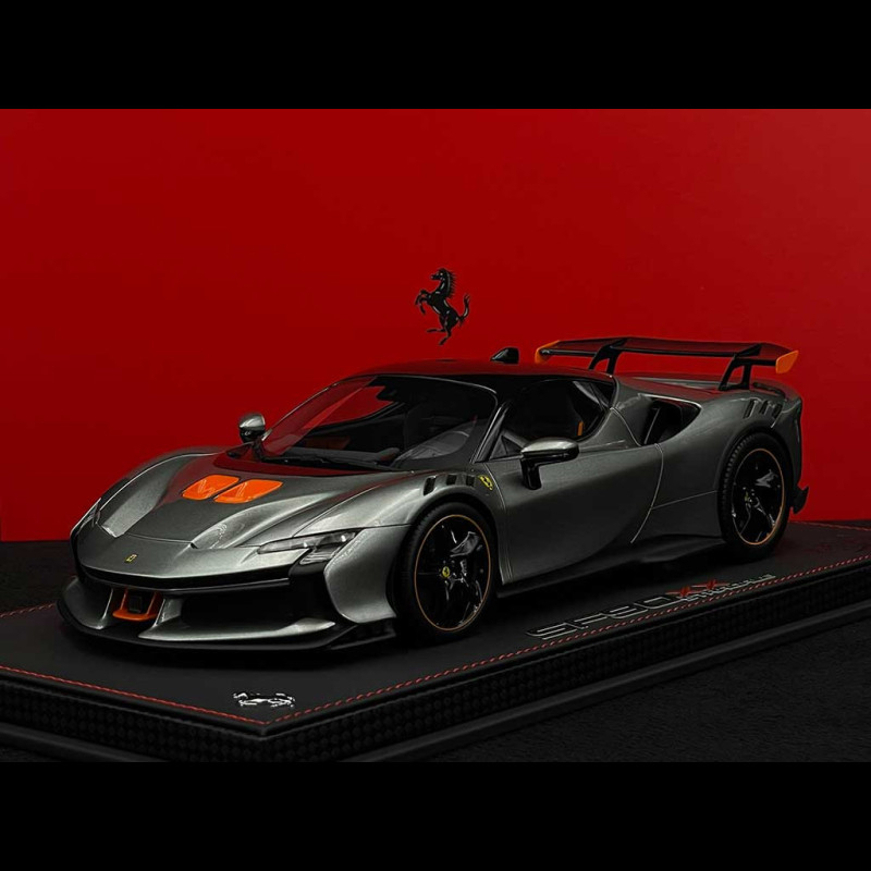 Ferrari SF90 XX Stradale 2024 Grigio Competizione 1/18 BBR Models P18237E