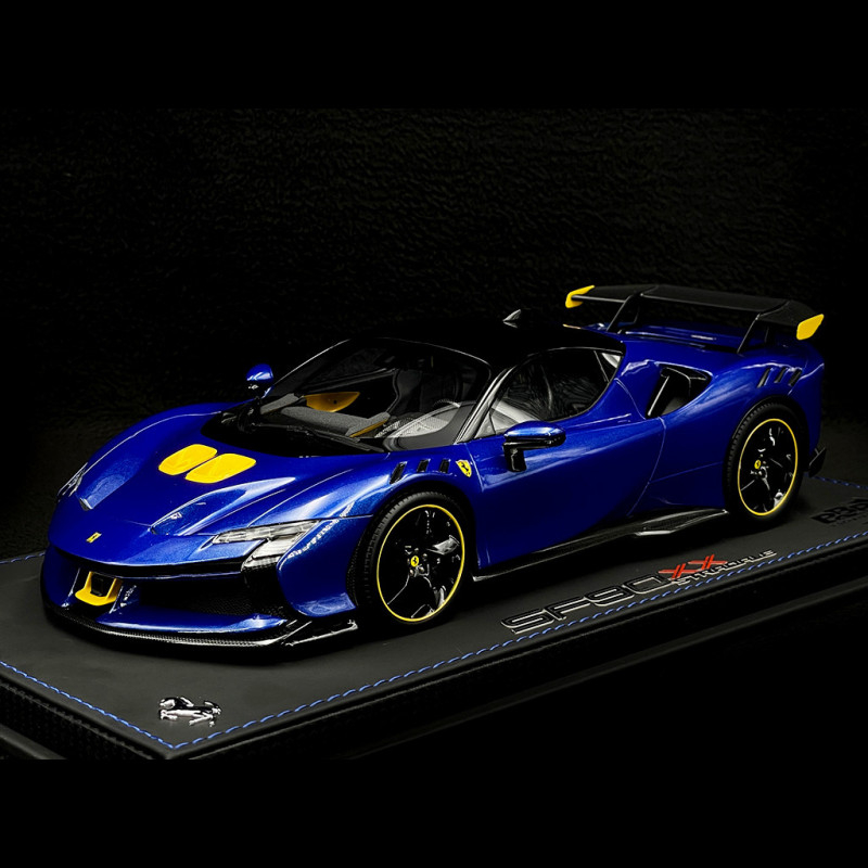 Ferrari SF90 XX Stradale 2024 Bleu Tour de France 1/18 BBR Models P18237H