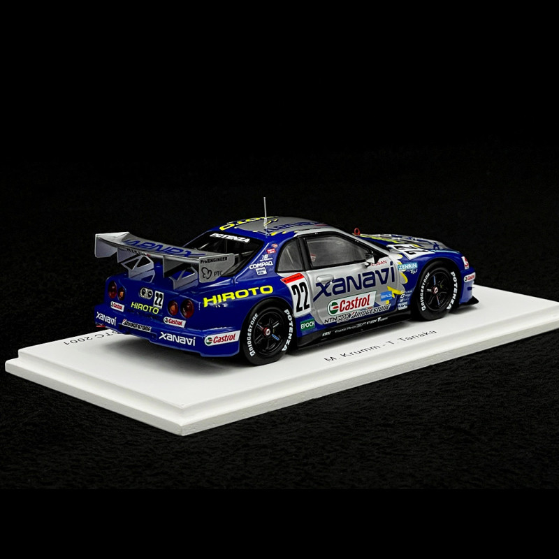 Nissan Skyline GT-R R34 n° 22 Winner JGTC 2001 1/43 Spark SJ168