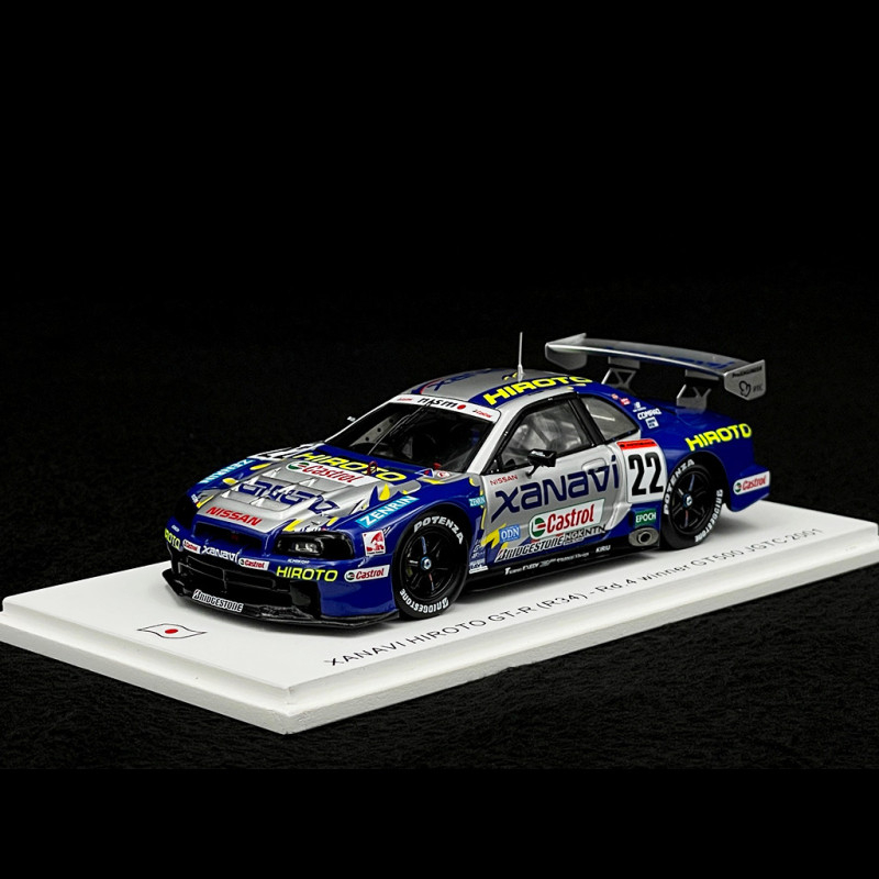 Nissan Skyline GT-R R34 n° 22 Winner JGTC 2001 1/43 Spark SJ168