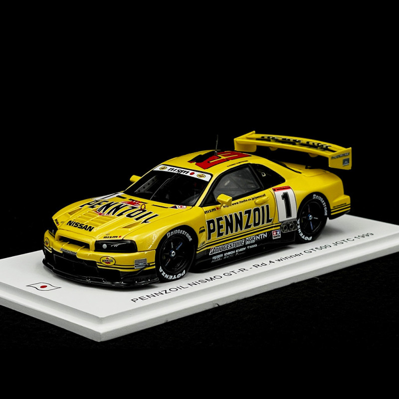 Nissan Skyline GT-R R34 n° 1 Winner JGTC 1999 1/43 Spark SJ163