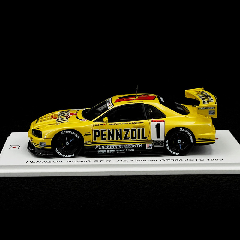 Nissan Skyline GT-R R34 n° 1 Winner JGTC 1999 1/43 Spark SJ163