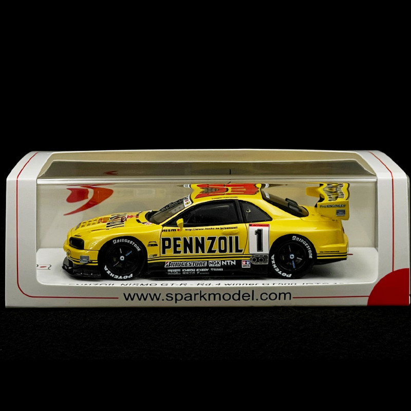 Nissan Skyline GT-R R34 n° 1 Winner JGTC 1999 1/43 Spark SJ163