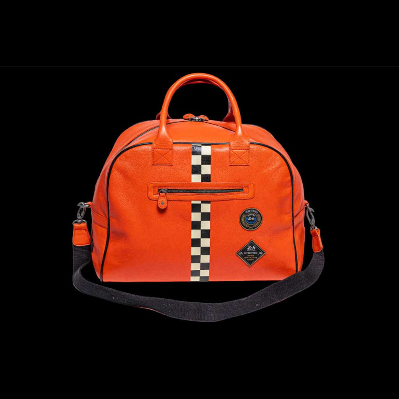 Sac Cuir 24h Le Mans Orange Mick 27471-2090
