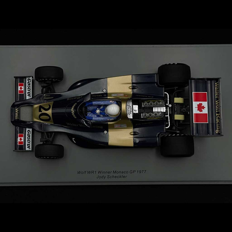 Jody Scheckter Wolf WR1 n° 20 Winner GP Monaco 1977 F1 1/18 Spark 18S372