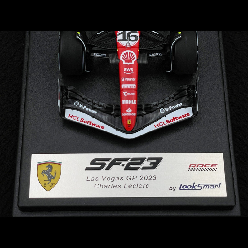 Charles Leclerc Ferrari SF23 n° 16 2ème GP Las Vegas 2023 F1 1/43 LookSmart LSF1049