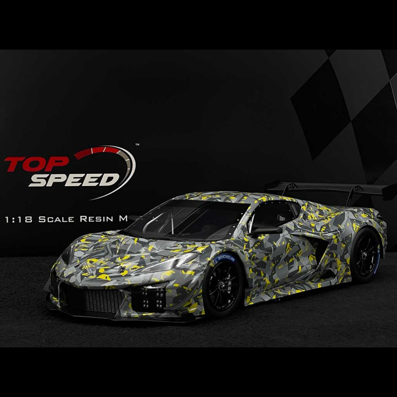 Chevrolet Corvette C8 Z06 GT3.R Test Car Sebring 2022 Grey 1/18 Top ...