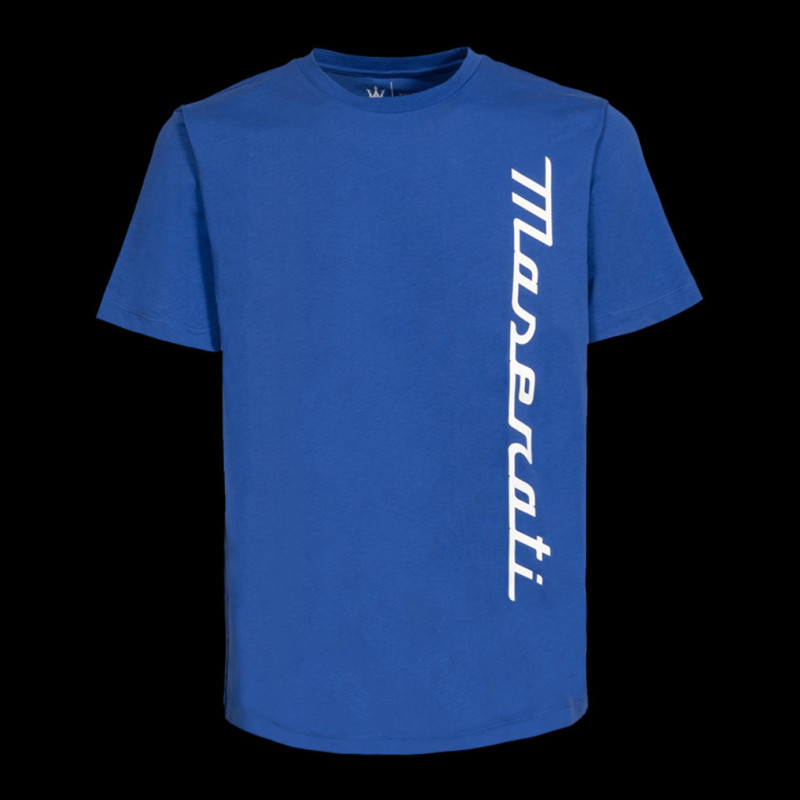 Maserati T-shirt Stampa Blue / White MA241M001BL - Men