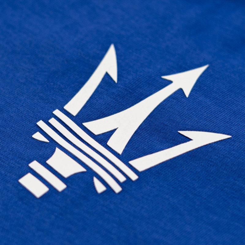 Maserati T-shirt Stampa Blue / White MA241M001BL - Men