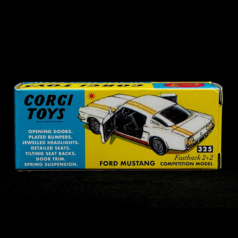 Ford Mustang Fastback N° 6 1965 1/45 Corgi Toys CD54321007