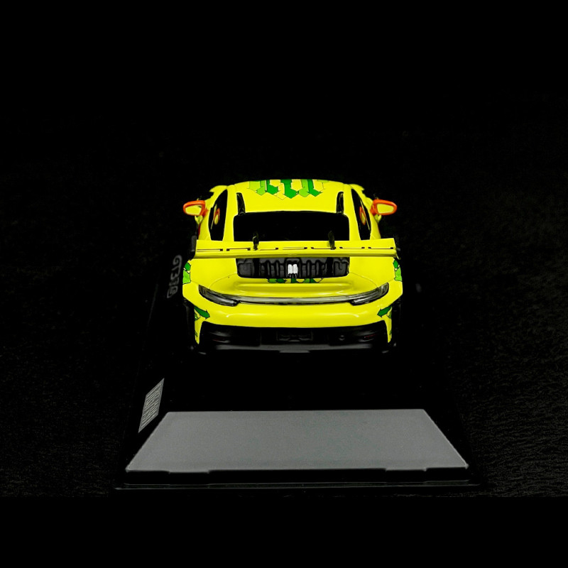 Porsche 911 GT3 RS Type 992 Grello 2023 Yellow / Green 1/43 Spark ...