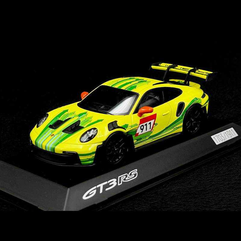 Porsche 911 GT3 RS Type 992 Grello 2023 Gelb / Grün 1/43 Spark ...