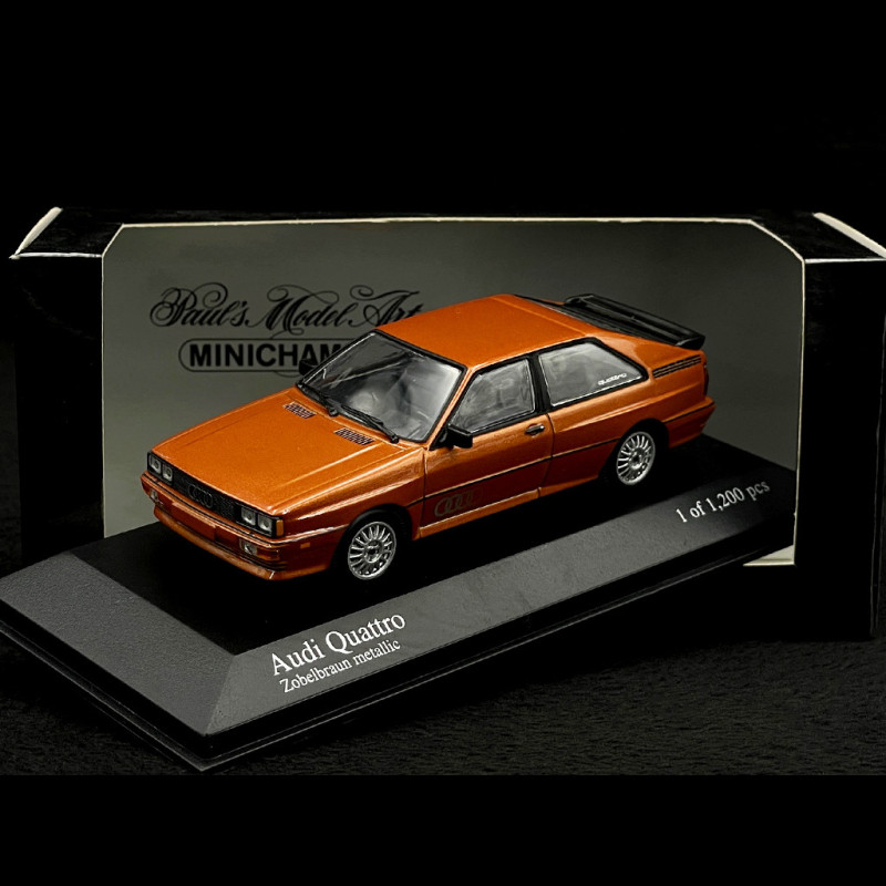 Audi Quattro 1981 Braun Metallisch 1/43 Minichamps 430019426