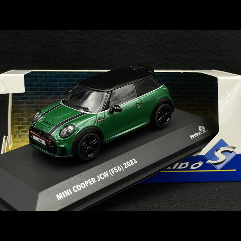 Mini Cooper John Works 2023 Vert British Racing 1/43 Solido S4315002