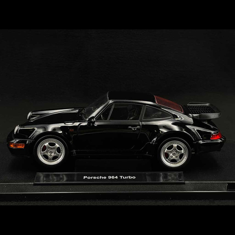 Porsche 911 Turbo Type 964 1989 Noir 1/18 Welly 18026BK