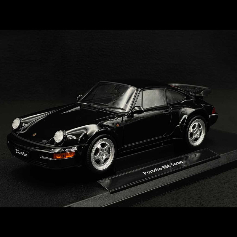 Porsche 911 Turbo Type 964 1989 Noir 1/18 Welly 18026BK