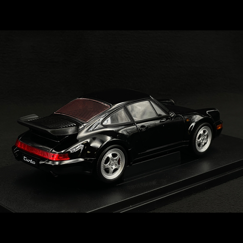 Porsche 911 Turbo Type 964 1989 Noir 1/18 Welly 18026BK