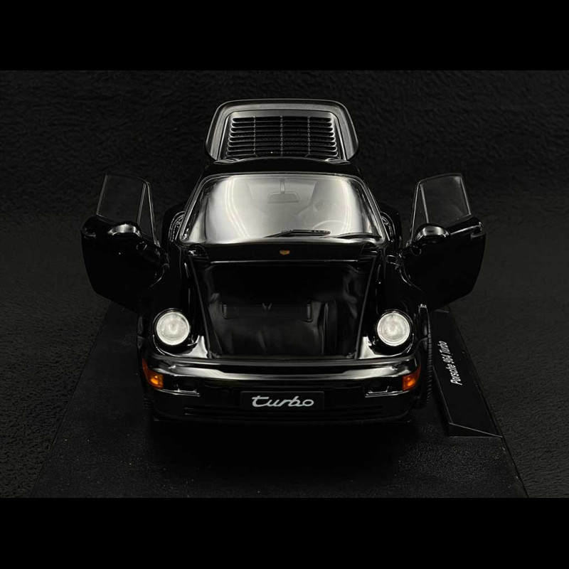 Porsche 911 Turbo Type 964 1989 Noir 1/18 Welly 18026BK