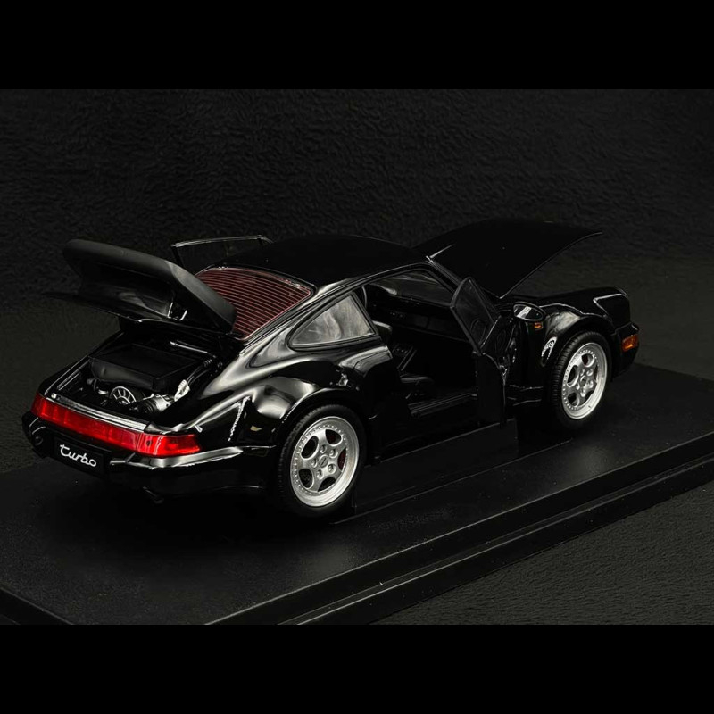Porsche 911 Turbo Type 964 1989 Noir 1/18 Welly 18026BK