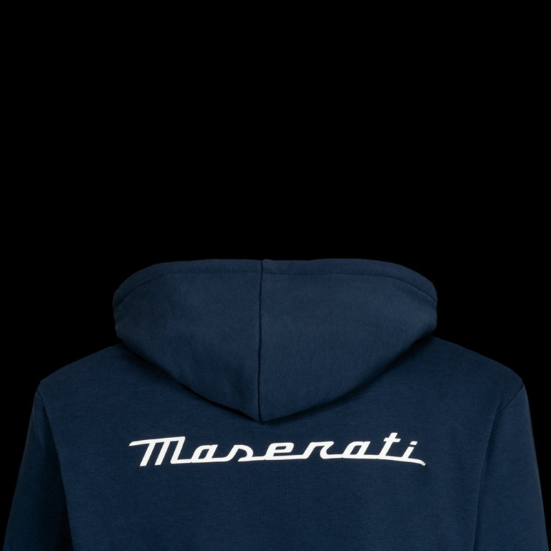 Maserati Jacket Tridente Hoodie Style Navy blue MA241M101BL - mens