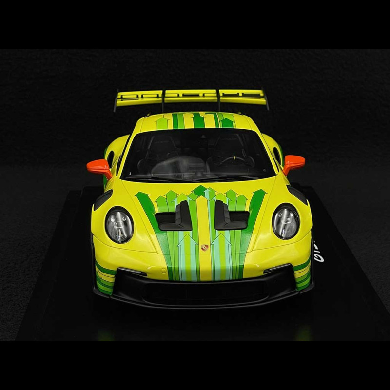 Porsche 911 GT3 RS Typ 992 Grello 2023 Gelb / Grün 1/18 Spark ...