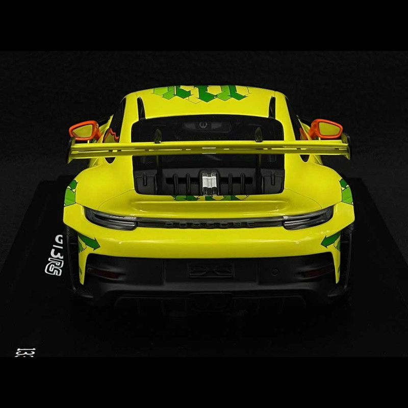 Porsche 911 GT3 RS Typ 992 Grello 2023 Gelb / Grün 1/18 Spark ...