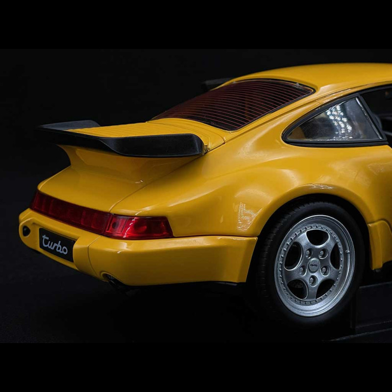 Porsche 911 Turbo Type 964 1989 Racing Yellow 1/18 Welly 18026YE