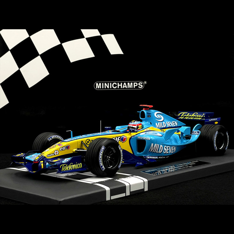 Fernando Alonso Renault R25 V10 n° 5 Vainqueur GP Saint Marin 2005 F1 1 ...