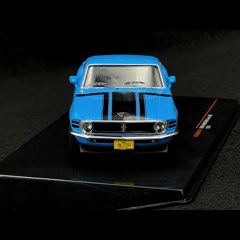 Ford Mustang Boss 302 1970 Bleu Ciel 1/43 Ixo Models CLC569