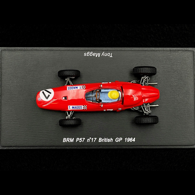 Tony Maggs BRM P57 n° 17 GP Great Britain 1964 F1 1/43 Spark S1666