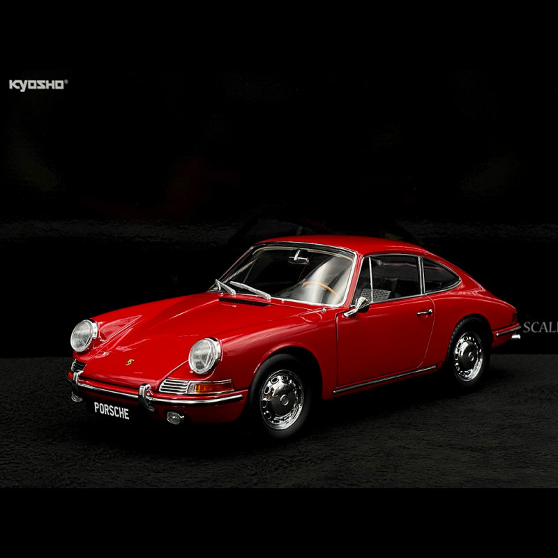 Porsche 911 Coupe Typ 901 1964 Signal Rot 1/18 Kyosho KS08969R