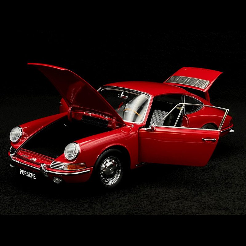 Porsche 911 Coupe Type 901 1964 Signal Red 1/18 Kyosho KS08969R