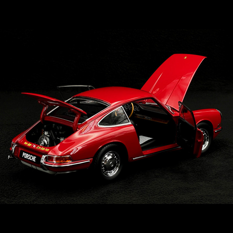 Porsche 911 Coupe Typ 901 1964 Signal Rot 1/18 Kyosho KS08969R