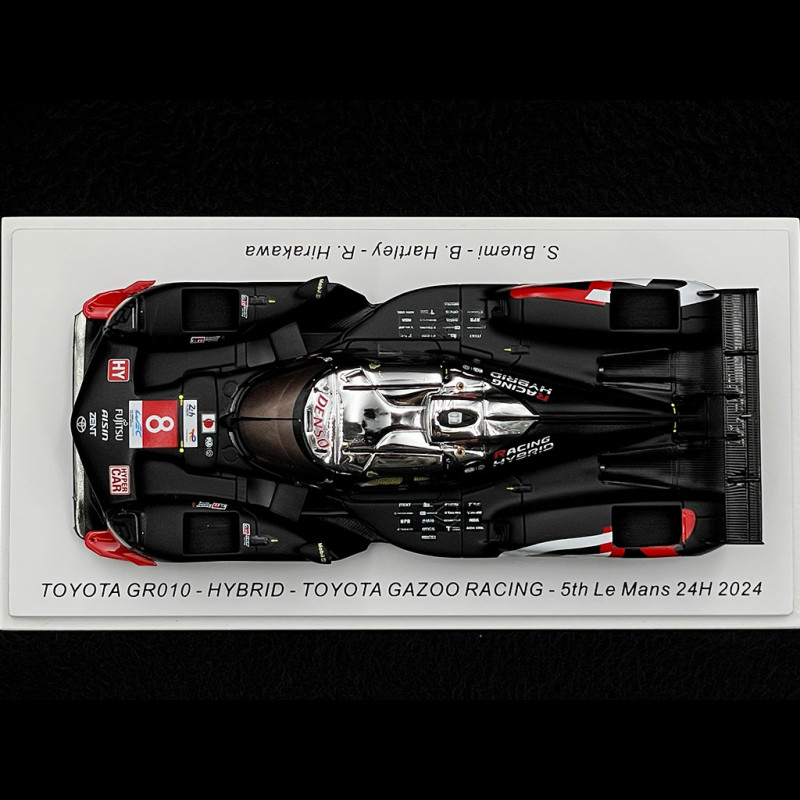 Toyota GR010 Hybrid n° 8 5th 24h Le Mans 2024 1/43 Spark S9116
