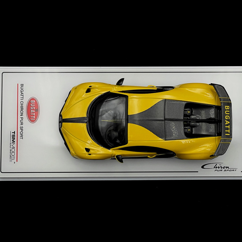 Bugatti Chiron Pur Sport 2021 Jaune 1/43 True Scale TSM430595D