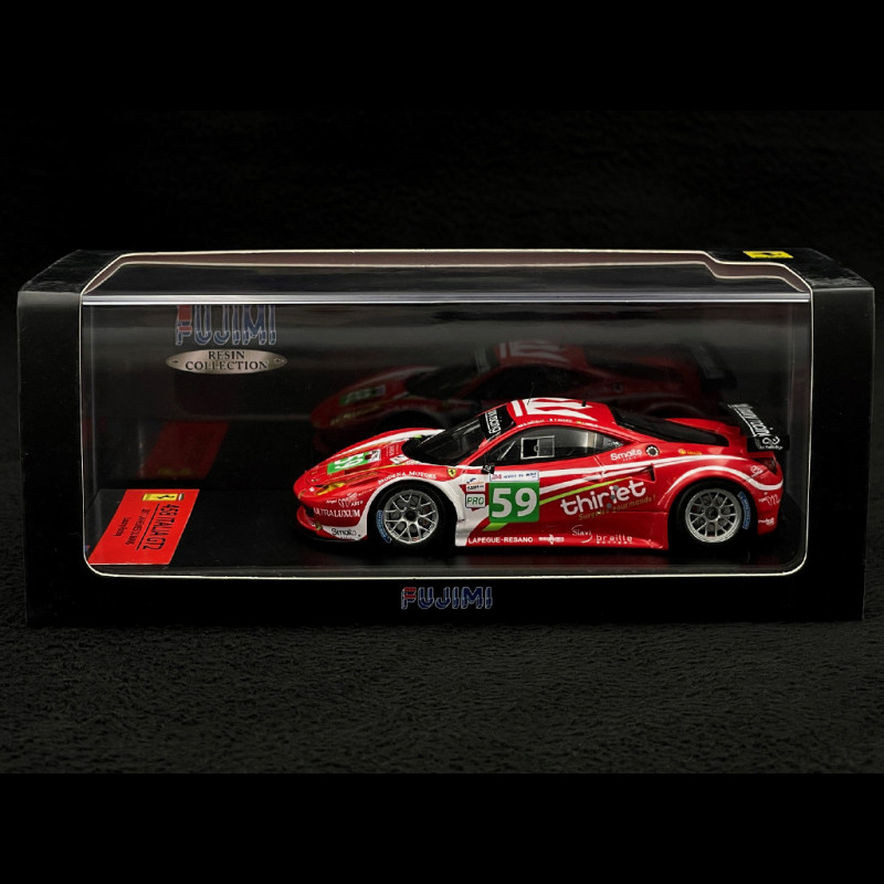 Ferrari 458 Italia GT2 n° 59 24h Le Mans 2011 1/43 Fujimi TSM11FJ020