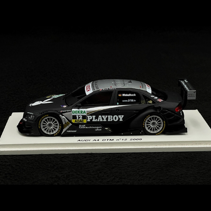 Markus Winkelhock Audi A4 DTM Playboy n° 12 DTM 2009 1/43 Spark S2510