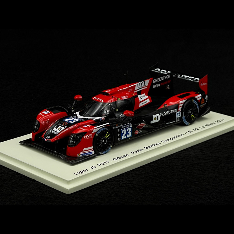 Ligier JS P217 - Gibson n° 23 Fabien Barthez 24h Le Mans 2017 1/43 ...